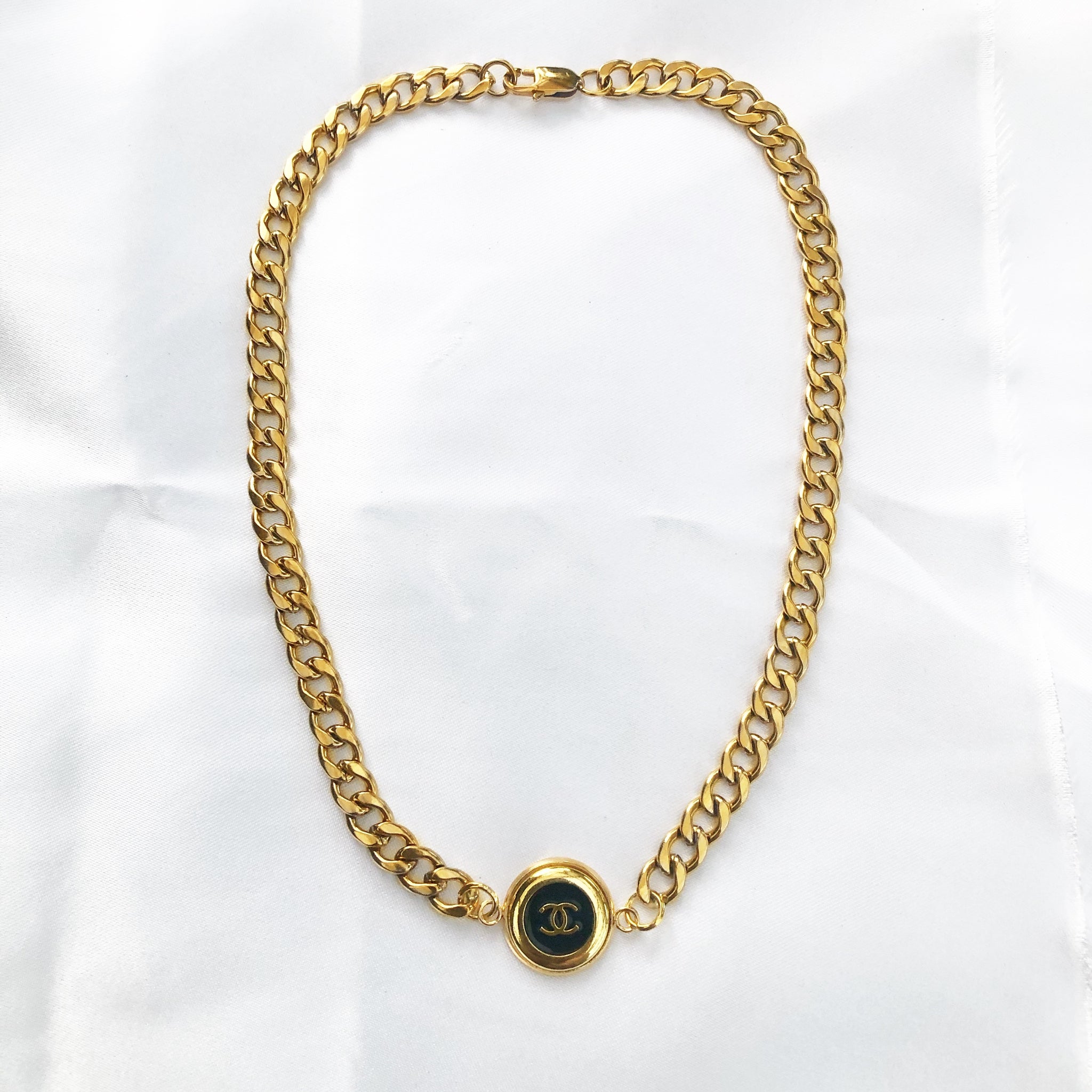 Vintage chanel choker necklace store